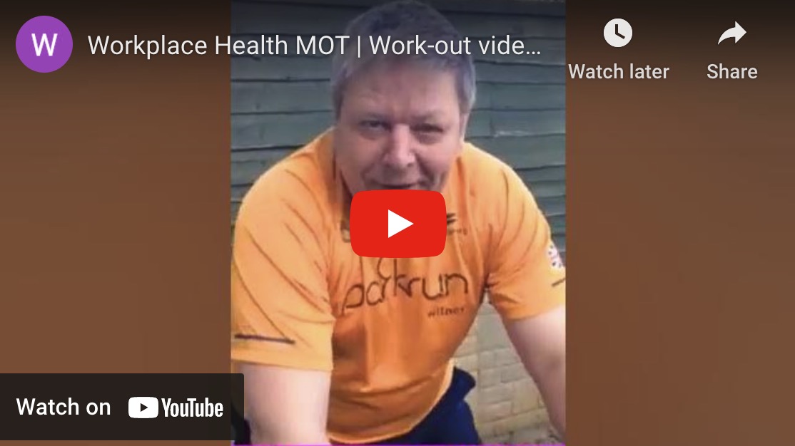 Workplace Health MOT | Workout from home - Mobile Health MOT